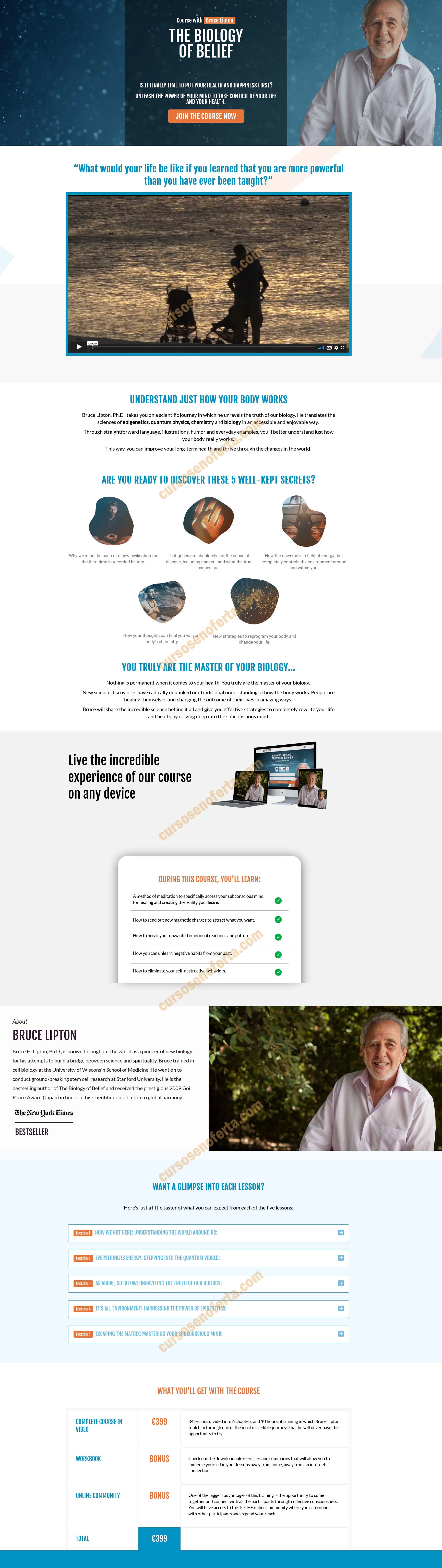 La biología de las creencias - cursosenoferta.com